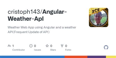 Github Cristoph143angular Weather Api Weather Web App Using Angular