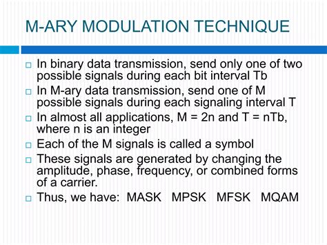 Digital Modulation Techniques Pptx