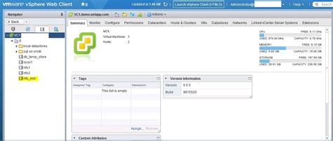 Remote Infrastructure Management VMware VVOL Configuration And Management