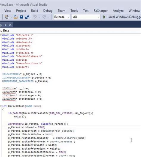 Source Code Diremenu External Menu Source Code Mpgh Multiplayer