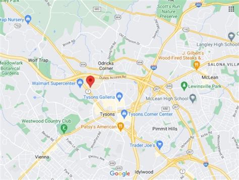 22103 Zip Code Area Map And Details