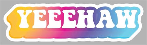 예에호 밀레니엄 속어 다채로운 텍스트 문구 스티커 인쇄 할 준비가 되었습니다 트렌디 한 그래픽 디자인 요소 60 년대 펑키 스타일의 복고풍 글꼴 서예 벡터 Eps 10