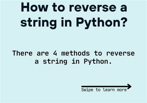 Zeba Bot On Linkedin Python Strings Methodstoreverse