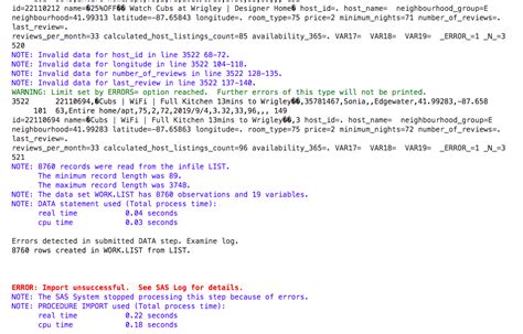 Importing Data Set Sas Support Communities