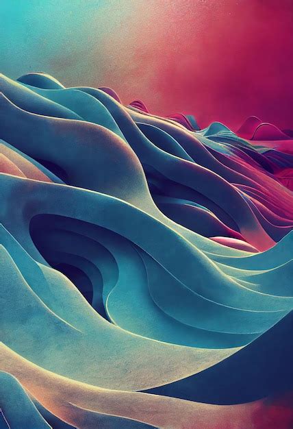 Premium Photo Abstract Colorful Waves Pattern