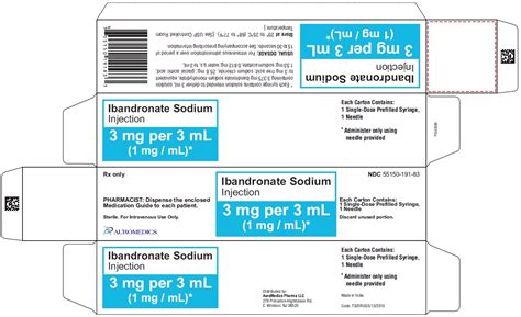 Ibandronate Sodium Injection Inject 1mg Ml 1x3ml Real Value Rx