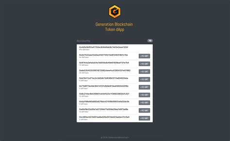 GitHub Generationblockchain Dapp Tutorial Gbtoken With Frontend Full Stack DApp Exmaple For