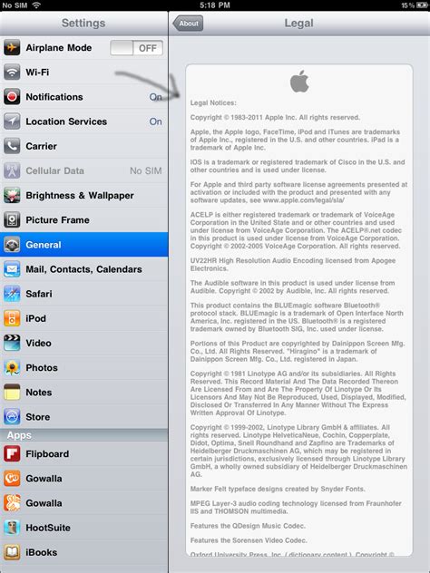 Iphone IPad About UI Element Stack Overflow