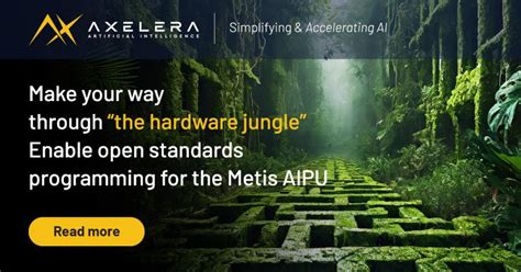 How Axelera Ai Enables Openstandards Programming For Metis Aipu Noah Hütter Posted On The