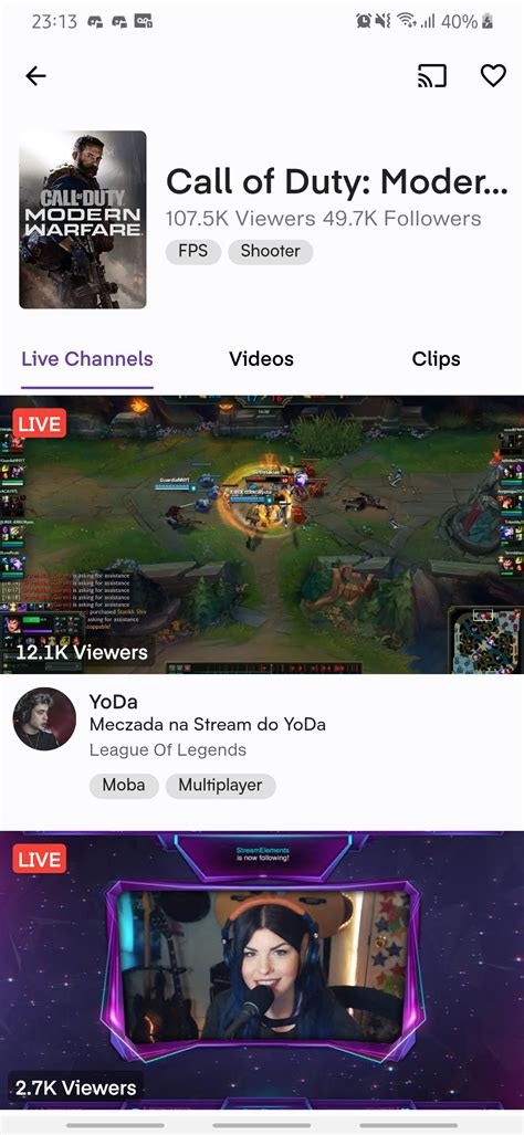 Github Fluttershiptwitch Clone Flutter Twitch Stream Platform App Clone