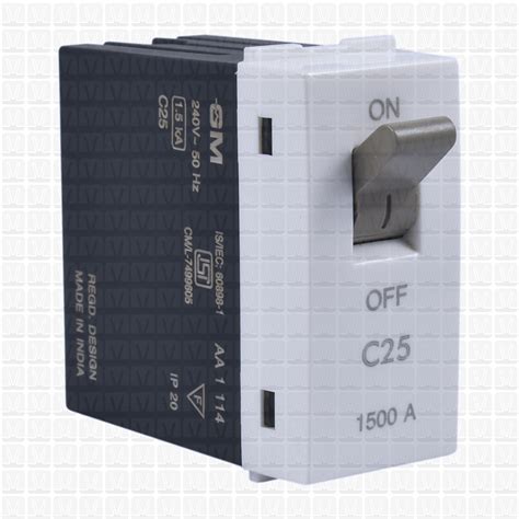 Gm White Mcb Single Pole Modular Mcb Vardhman Shop