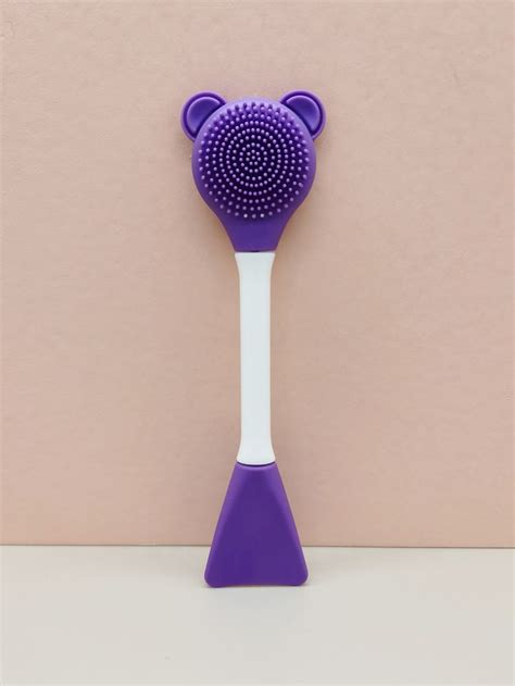1pc Double Headed Facial Sheet Brush