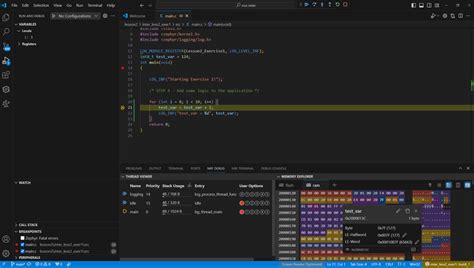 Exercise Advanced Debugging In NRF Connect For VS Code Nordic Developer Academy
