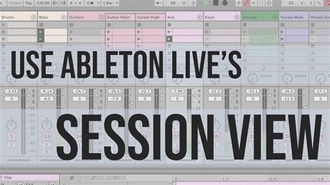 Ableton Live 11 Tutorial Session View Tips Youtube