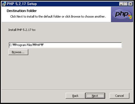 Windows Web Iis6 에서 Php 사용 방법