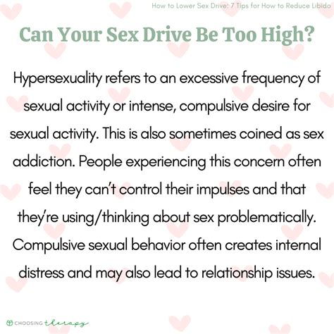 How To Reduce Libido