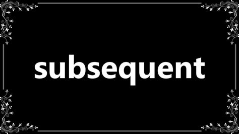 The Subsequent Is The Consequent Different Truths