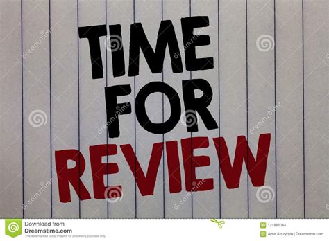 Handwriting Text Writing Time For Review Concept Meaning Evaluation