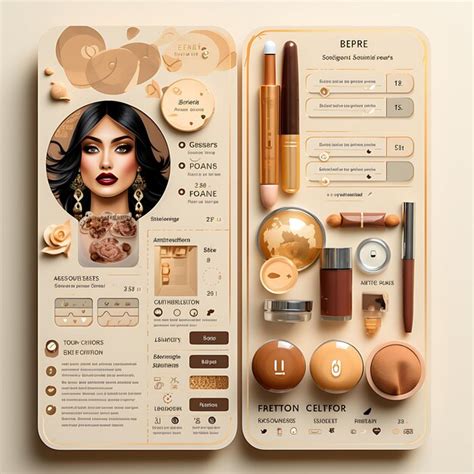 Premium Ai Image Mobile App Design Of Beauty And Cosmetics Makeup Tutorial App Design
