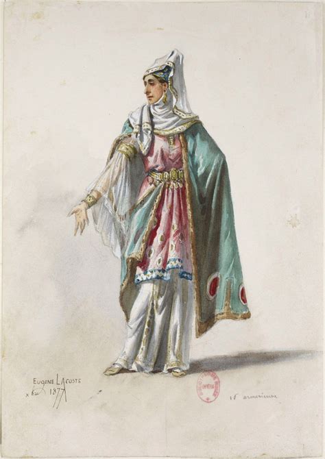 Sketches of Ancient Armenian Costumes by Eugène Lacoste (1877-1878 ...