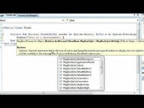 How To Name A MsgBox In Visual Basic Computer Programming YouTube