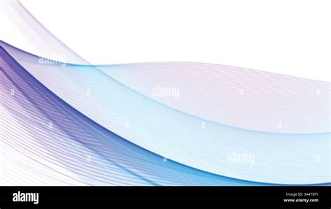 Modern Abstract Blue Wave Vector Background With Smooth Curves And Gradients Perfect For