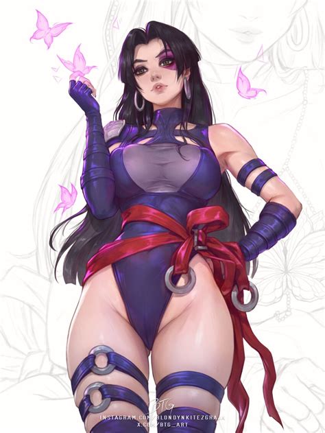 Blondynkitezgraja Psylocke Psylocke Vengeance Marvel Marvel