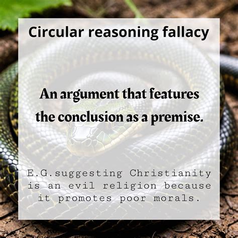 What Is The Circular Reasoning Fallacy