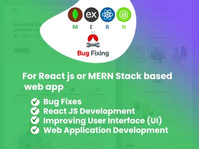 Development Fixing Bugs And Improving UI Of React Js Web Application Upwork