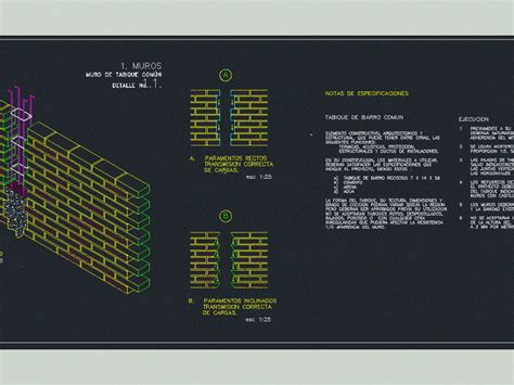 Wall Bricks Dwg Detail For Autocad • Designs Cad