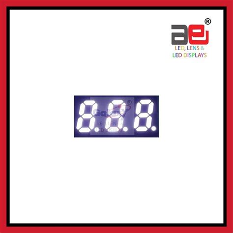 Rectangle Led Dispaly Inch Digit Seven Segment Display For Digital Instrument At Rs