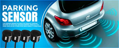 Fabtec Car Reverse Parking Sensor System Led Display 4 Sensor Parking