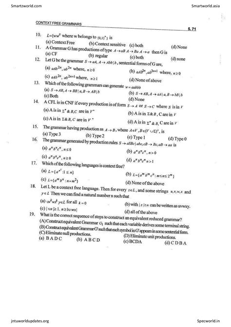 formal languages and automata theory complete notes krithi4443 page