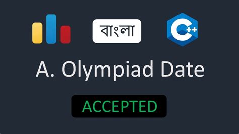 Olympiad Date Codeforces C Solution In Bangla Youtube