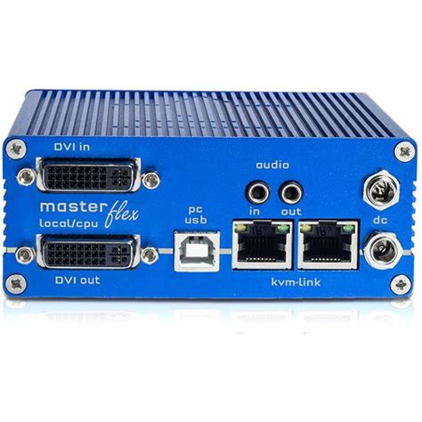 Masterflex Kvm Tec Full Hd Dvi Ip Kvm Extender Bellequip