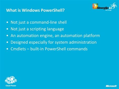 Automating Windows Server 2008 R2 Administration With Windows Powershell Ppsx Operating