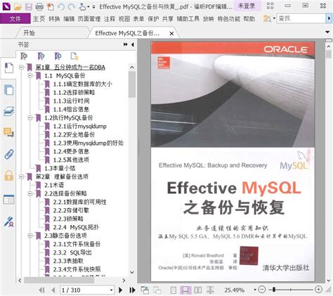 Effective MySQL之备份与恢复PDF电子书 MB 下载 码农书籍网