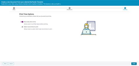 Creating A Bartender Document Using The Template Assistant In Bartender