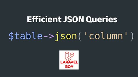 Fast And Efficient Json Column Queries Explained Youtube