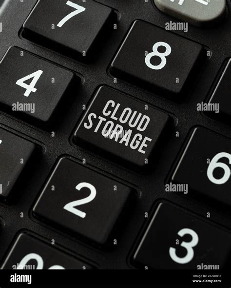 Conceptual Caption Cloud Storage Business Concept Computing Connect Devices To Cloud Data On
