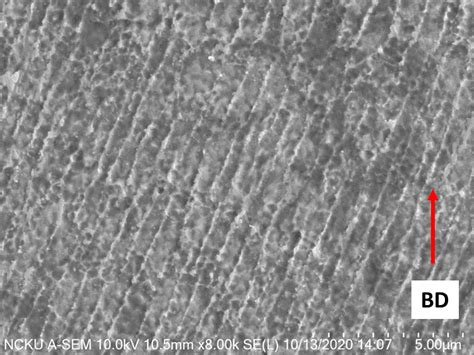 Sem Image Showing The Microstructure Of As Built In713lc Cubic Specimen