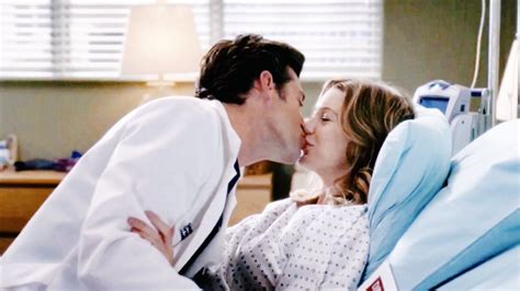 Meredith And Derek Kiss