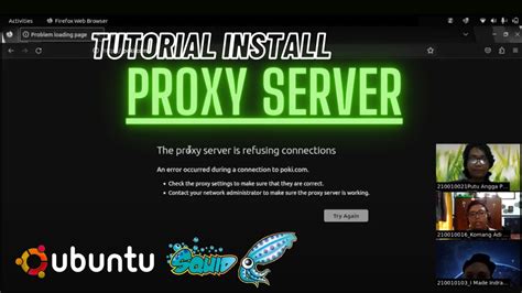 Tutorial Install Proxy Server Squid Pada Ubuntu Youtube