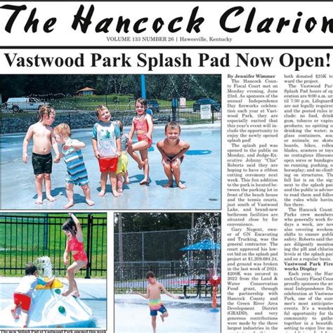 The Hancock Clarion Added A New Photo The Hancock Clarion