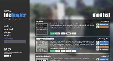 Mods For Liteloader Lightweight Mod Loader For Minecraft