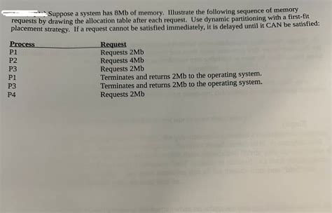 Answered Suppose A System Has 8mb Of Memory Bartleby