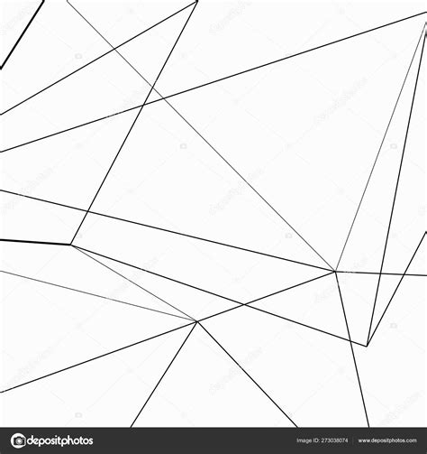 Abstract Connecting And Overlapping Lines Vector Illustration Stock