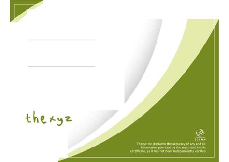 Domain Certificate Pdf