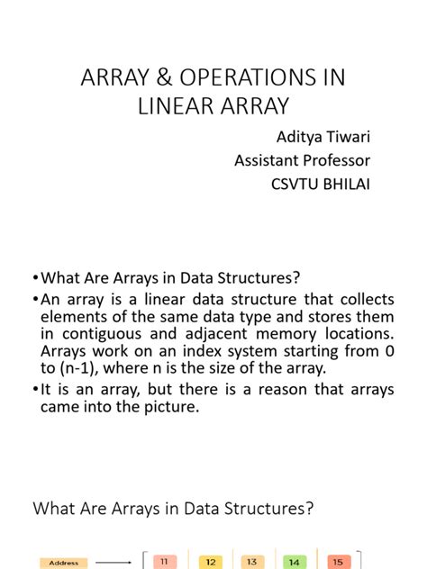 Week 1 Operation In Array Pdf Data Management Computer Programming