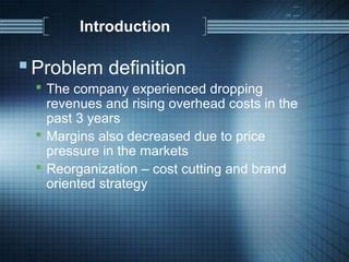 Cost Allocation To Define Brand Profitability PPT